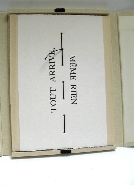 MAURICE ROCHE - TOUT ARRIVE, MEME RIEN - Editions Collectif Génération ...