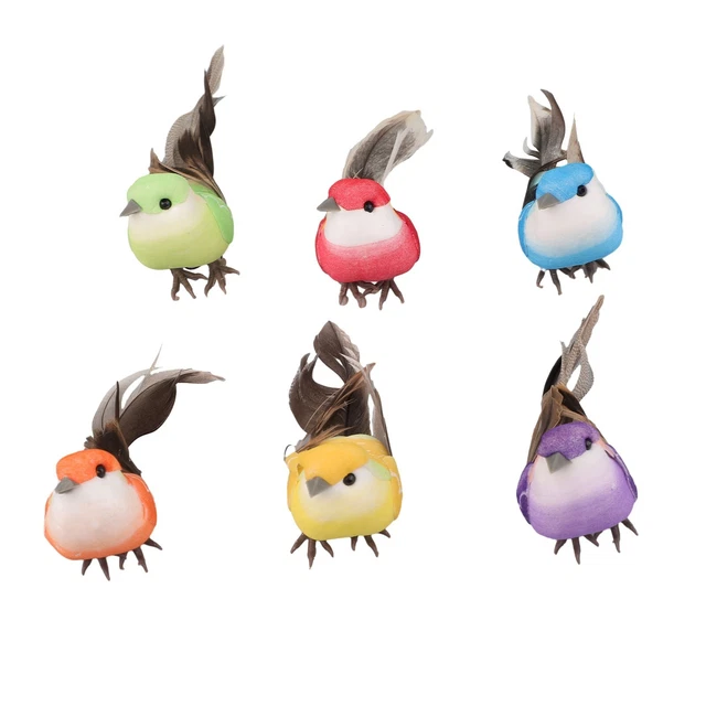 ARTIFICIEL PAON OISEAU Plumes Faux R aliste Jardin Maison D cor Main ...