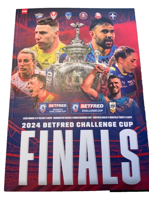 BETFRED RUGBY LEAGUE Challenge Cup Final 2024 Programme - New £12.99 ...