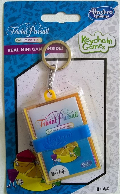 HASBRO GAMING. REAL Mini Games Keyring. Trivial Pursuit Family Edition ...