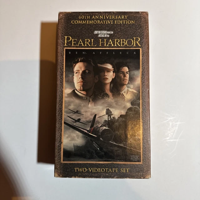 PEARL HARBOR (VHS, 2001, Widescreen 60th Anniversary Commemorative ...