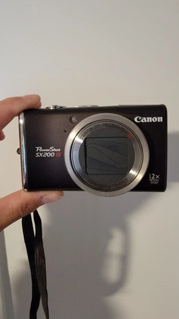 CÁMARA DIGITAL CANON PowerShot SX-200 IS 12,1 MP PROBADA excelente estado EUR 212,87 - PicClick ES