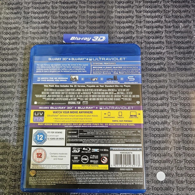 JACK THE GIANT Slayer Blu-ray 3d (2013) Ewan McGregor, Singer £3.99 ...