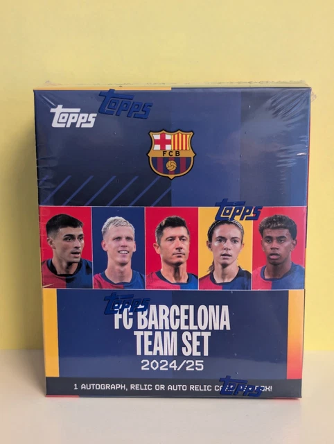TOPPS FC BARCELONA Team Set 2024-25 / Sealed Box £83.91 - PicClick UK
