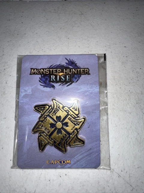 MONSTER HUNTER RISE Capcom Pre-order Pin New Sealed In Package (2021) £ ...