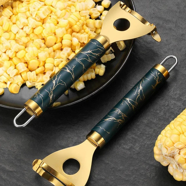 THICK STAINLESS STEEL Corn Planer Kitchen Scraping Tool with Hook ...