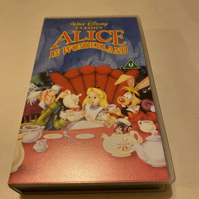 VHS WALT DISNEY Classic Alice in Wonderland Cert U £11.00 - PicClick UK