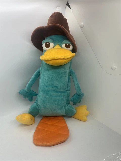 DISNEY PARKS PERRY The Platypus Secret Agent P Phineas & Ferb Stuffed ...
