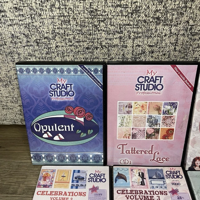 MY CRAFT STUDIO: Papercraft PC CD ROM Bundle Job Lot x 13 Items £9.99 ...