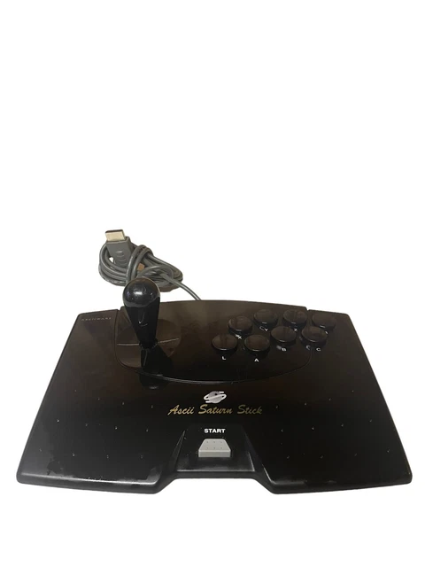 SEGA SATURN ASCII Fighter Stick X Arcade Fight Stick Controller £27.06 ...