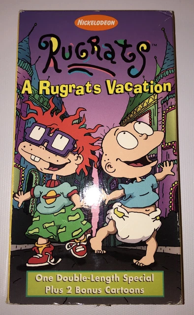 RUGRATS - A Rugrats Vacation VHS 1997 Nick Jr. Orange Tape **Buy 2 Get ...