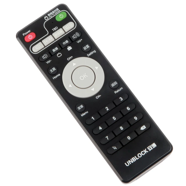 NEW ORIGINAL UNBLOCK Tech TV Box 安博盒子 Remote Controller UBOX3 UBOX4 BT ...