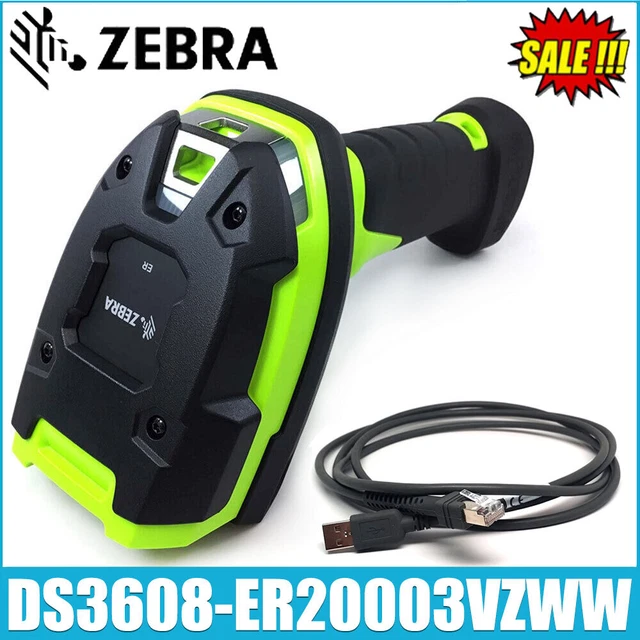 ZEBRA DS3608-ER20003VZWW ULTRA-RUGGED 2D Handheld Barcode Scanner With ...