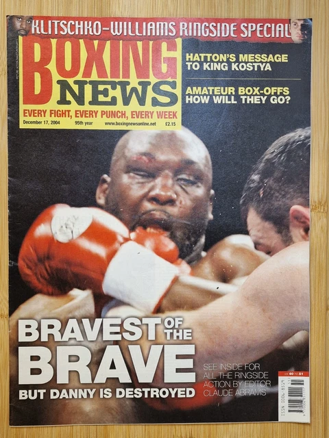 BOXING NEWS - Magazine / Issue: 17th December 2004 £4.95 - PicClick UK