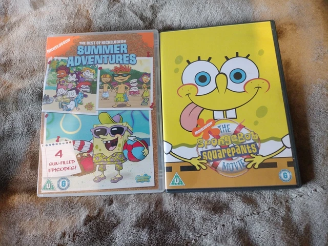 NICKELODEON DVDS SPONGEBOB Square pants Movie Films Kids Summer ...
