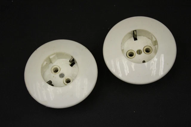 OLD SOCKET FLUSH Round Old Vintage With £24.01 - PicClick UK