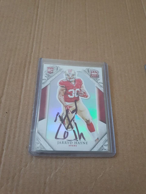 JARRYD HAYNE SIGNED 2015 Rookie Card - San Francisco 49ers Crown Royale ...