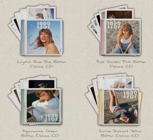 TAYLOR SWIFT 1989 Taylor's Version Deluxe CD Complete Set with Photos ...