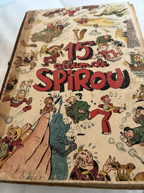 LIVRE RELIURE ALBUM spirou n 15 bd année 1944 bon état revue journal ancien EUR 150,00 - PicClick FR