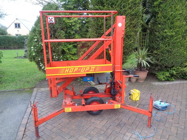 GO INDUSTRIES HOP Up II Cherry Picker, Access platform, Scissor Lift, 110V MEWP £1,995.00 ...
