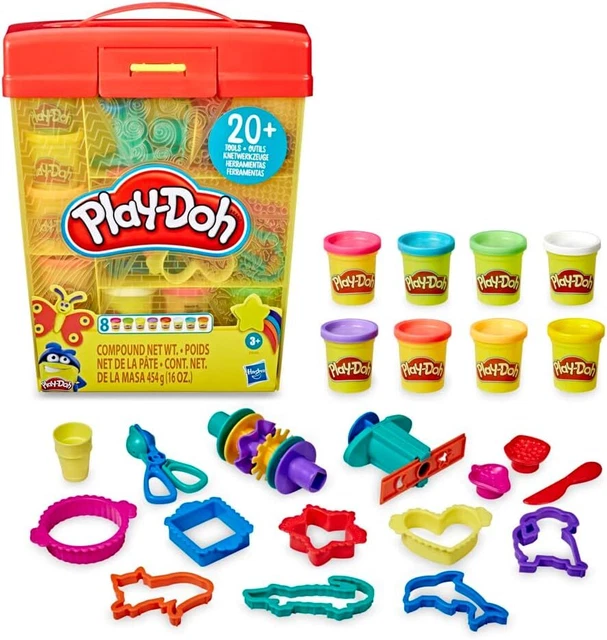 PLAY-DOH PÂTE À Modeler 8 Pots Super Boite à Accessoires pate à modeler ...
