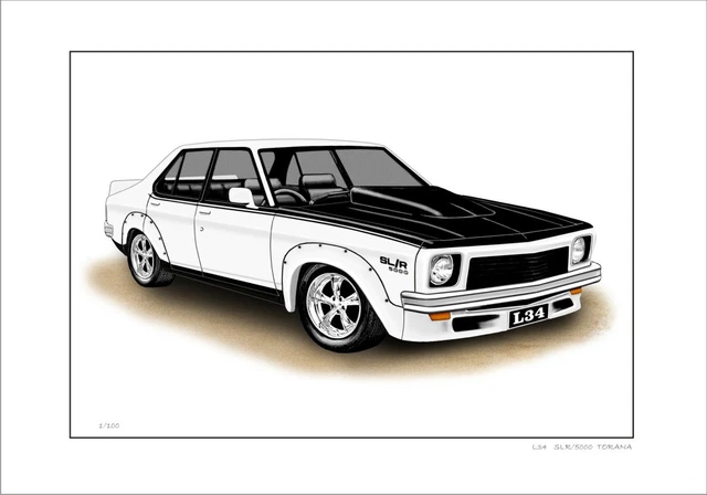 ArtStation Pencil Drawing Holden LX Torana SLR 5000, 58% OFF