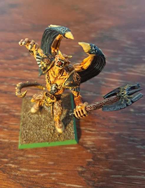 GW CHAOS GREATER Daemon Prince with Axe Warhammer 1997 Metal Citadel £ ...