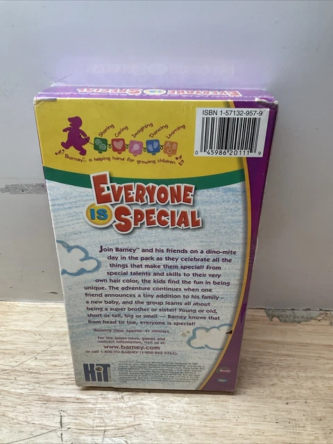 BARNEY EVERYONE IS Special VHS Video Tape 2005 SEALED NEW £23.22 ...