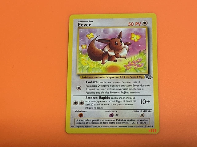 POKEMON EEVEE CARTA 51-64 SET BASE ITA 1999-2000 (s111) EUR 3,00 ...