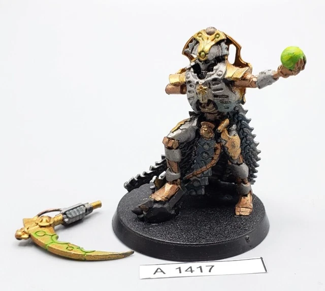WARHAMMER 40K NECRON Necrons Overlord w/ Warscythe A6242 £24.65 ...