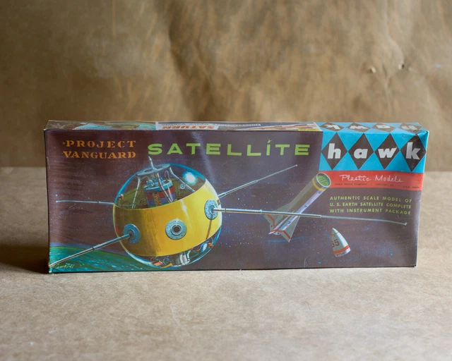 ORIGINAL 1958 VERSION HAWK Project Vanguard Satellite Model Kit ...
