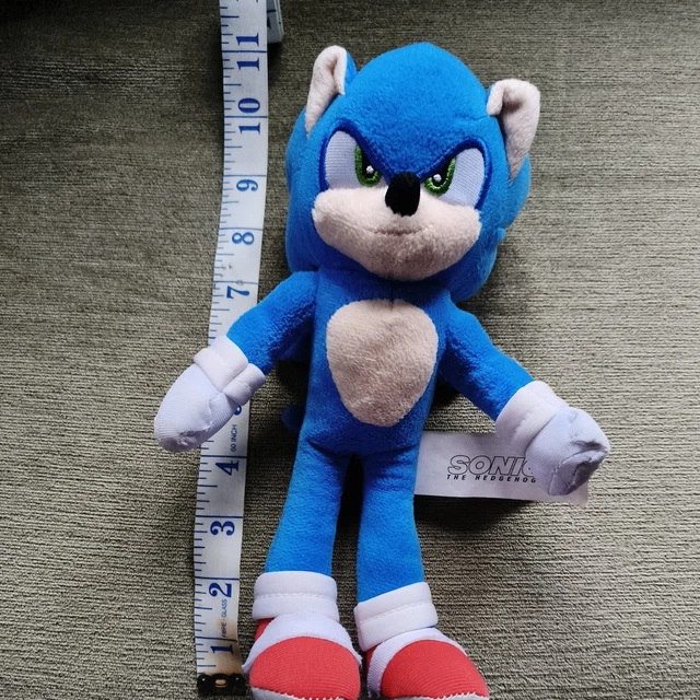 SONIC THE HEDGEHOG 2 Soft Plush Toy Sonic Official v.g.c Sega Sonic 2 £ ...