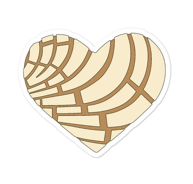 CONCHA PAN DULCE Sticker 4x4 Fiesta Mexican Mexicana Mexico Latina ...