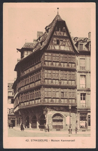 DEUTSCHES REICH 1941 BildPostKarte Strassburg Tag der Briefmarke SoST ...