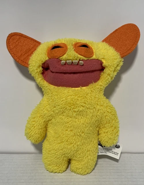 FUGGLER PLUSH GRIN Grin Yellow Funny Ugly Monster Bunny Ears Teeth 10 ...