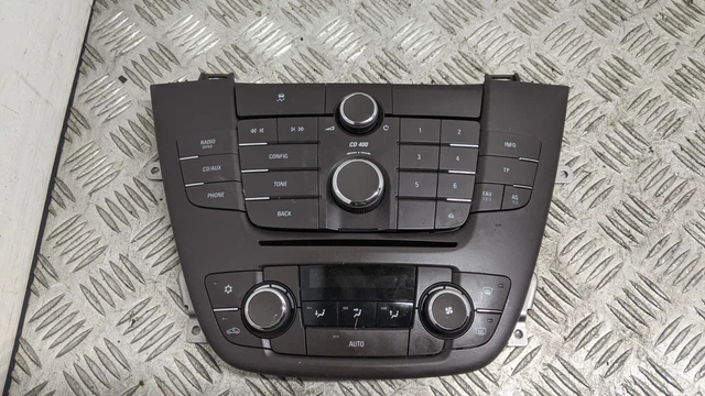 VAUXHALL INSIGNIA MK1 CDTI 2011 CD Tête Unité Contrôle Panneau 13321293 ...