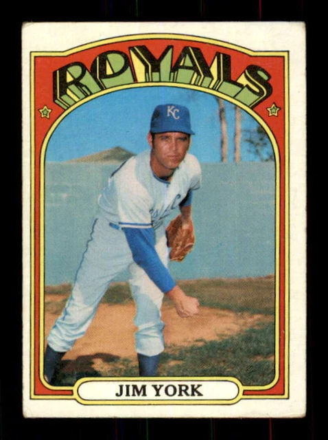 1972 TOPPS #68 Jim York VG/VGEX RC recrue royale 511291 EUR 1,10 ...