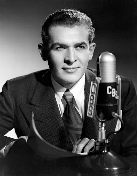 NEWS REPORTER AND correspondent Charles Collingwood New York NY 1940s ...
