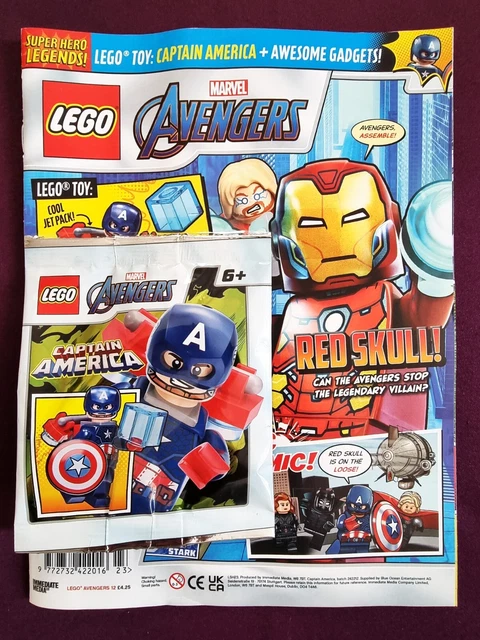 LEGO MARVEL SUPER Heroes Avengers Captain America Magazine Numéro 12 ...