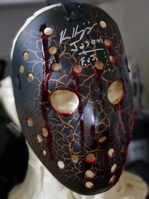 MASQUE FREDDY VS Jason signé. Jason Voorhees / Ken Kerzinger EUR 83,94 ...