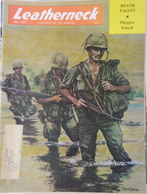 LEATHERNECK MAGAZINE MARCH 1967 US Marine Corps USMC Rockpile Artillery ...
