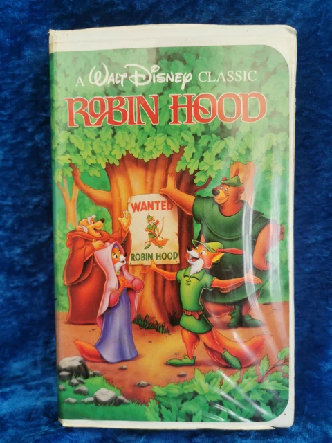WALT DISNEY ROBIN HOOD VHS Black Diamond Classics 1991 Original ...