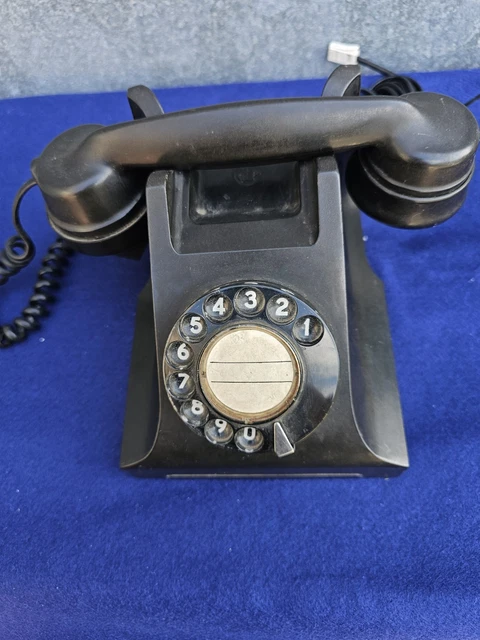 BRISTISH POST OFFICE Black Bakelite Phone Rare £21.47 - PicClick UK