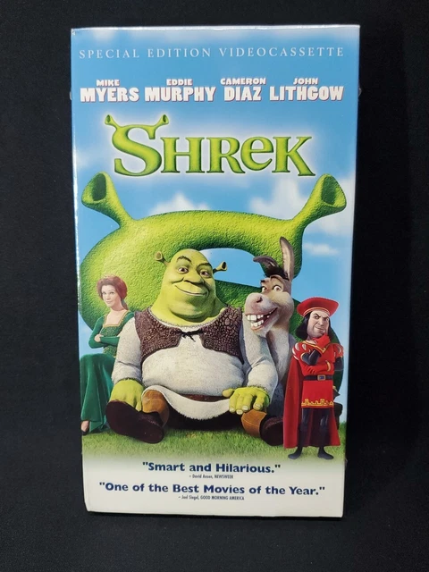 SHREK (VHS, 2001) Special Edition VideoCassette DreamWorks New Sealed £ ...