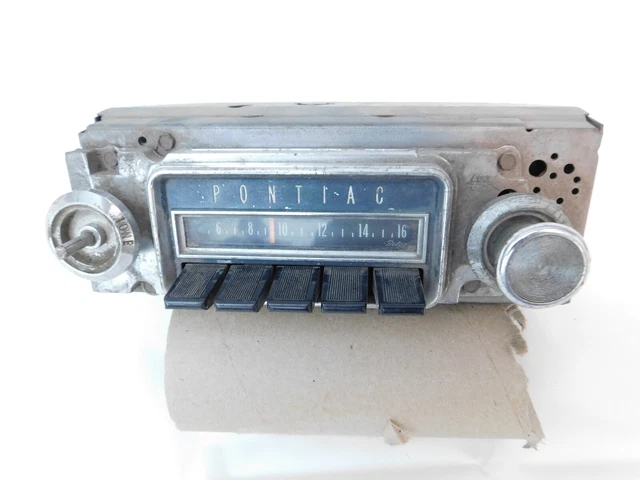 67 PONTIAC GTO AM Radio Original Delco Tempest Lemans 7298802 EUR 229 ...