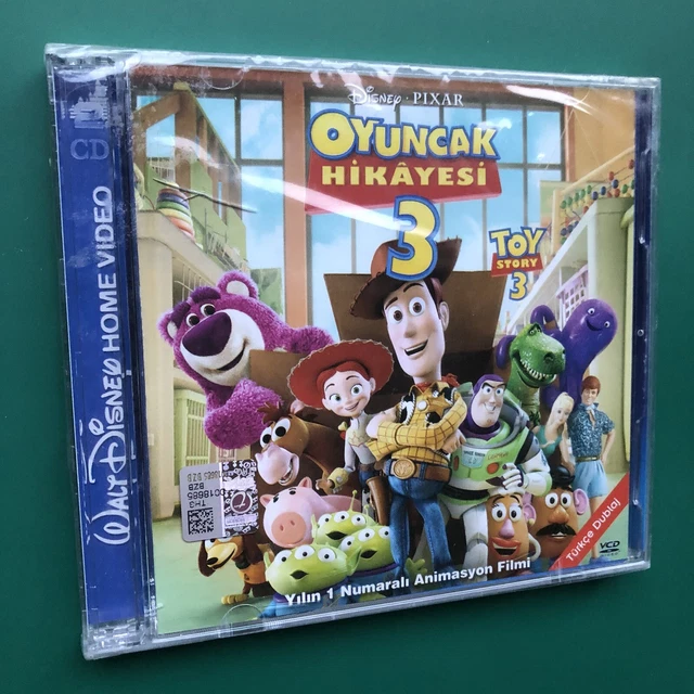 TOY STORY 3 (Oyuncak Hikayesi 3) Walt Disney Pixar 2x VCD Turkish ...