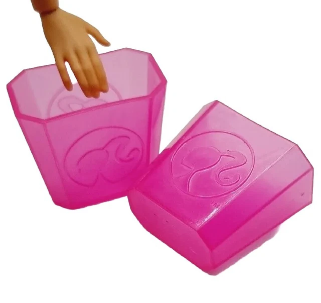 BARBIE DOLL DREAMHOUSE Accessory Waste Bin Office Fashionista Mattel £7 ...