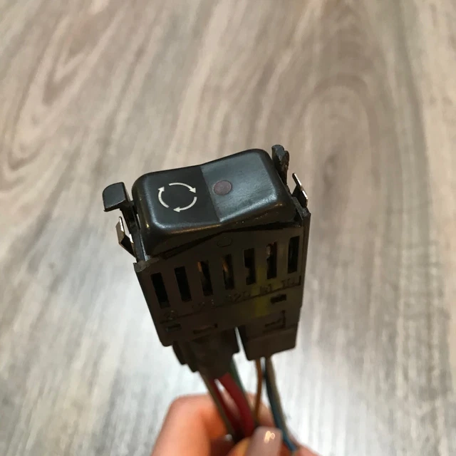 MERCEDES W126 AIR Conditioning Recirculation Switch Button 1268205110 ...