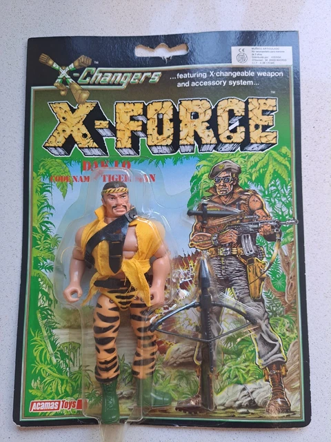 X-CHANGERS X-FORCE DAK Lo Acamas Toys Rambo Coleco Motu Moc 1986 ...