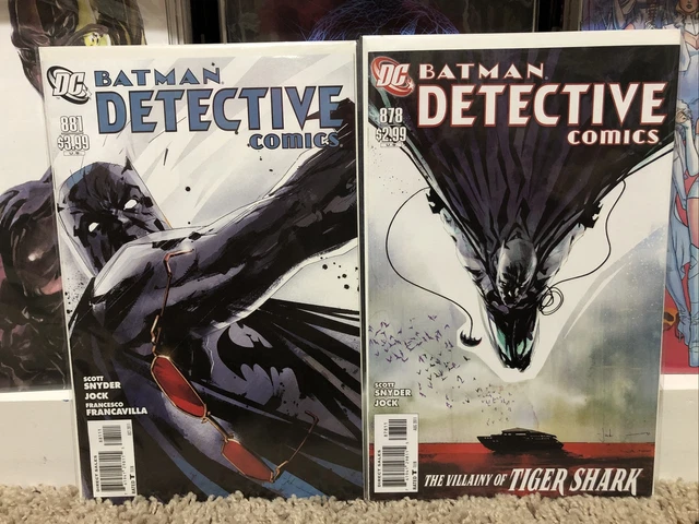 BATMAN DETECTIVE COMICS 878.881 Snyder Specchio Nero DC 2011 Joker Jock ...